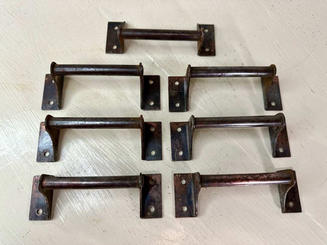 Vintage Angled Mount Drawer Pull - Etsy