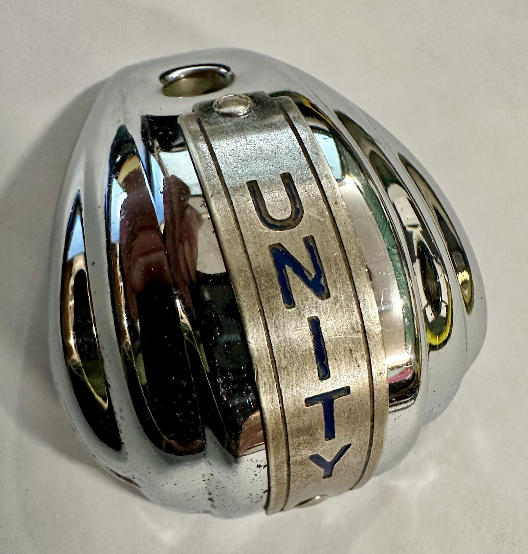 Vintage Unity Spotlight Cover – General Motors, Chrome With Black Font ...