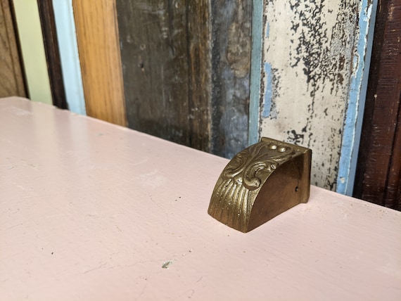 Decorative Toe Cap Solid Brass New Old Stock - Etsy