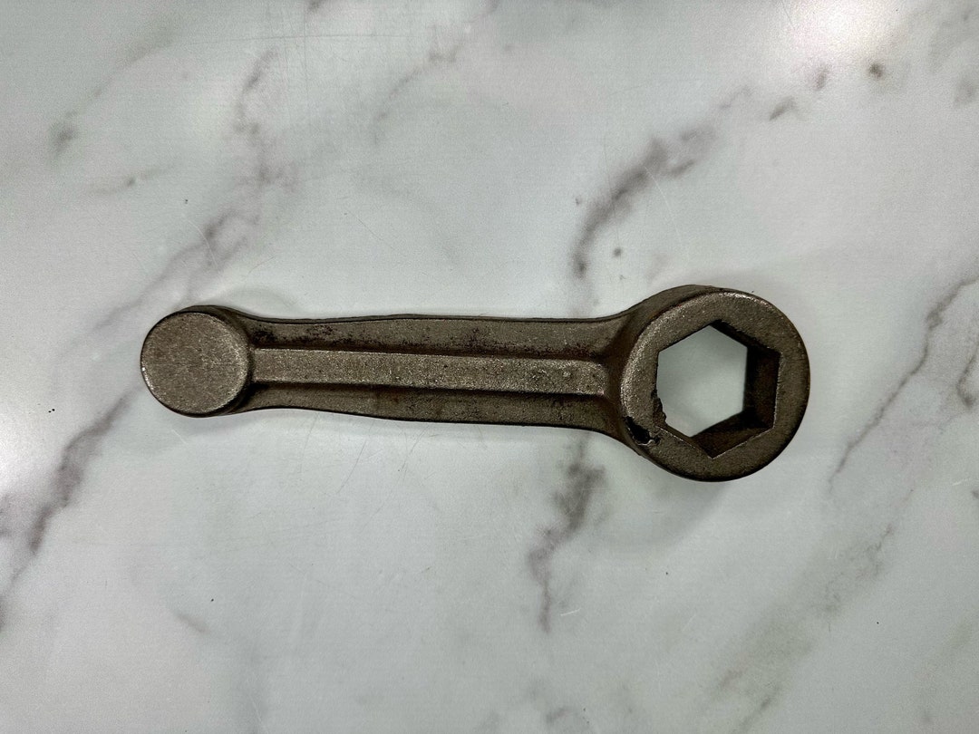 Vintage Cast Iron Wrench - Etsy