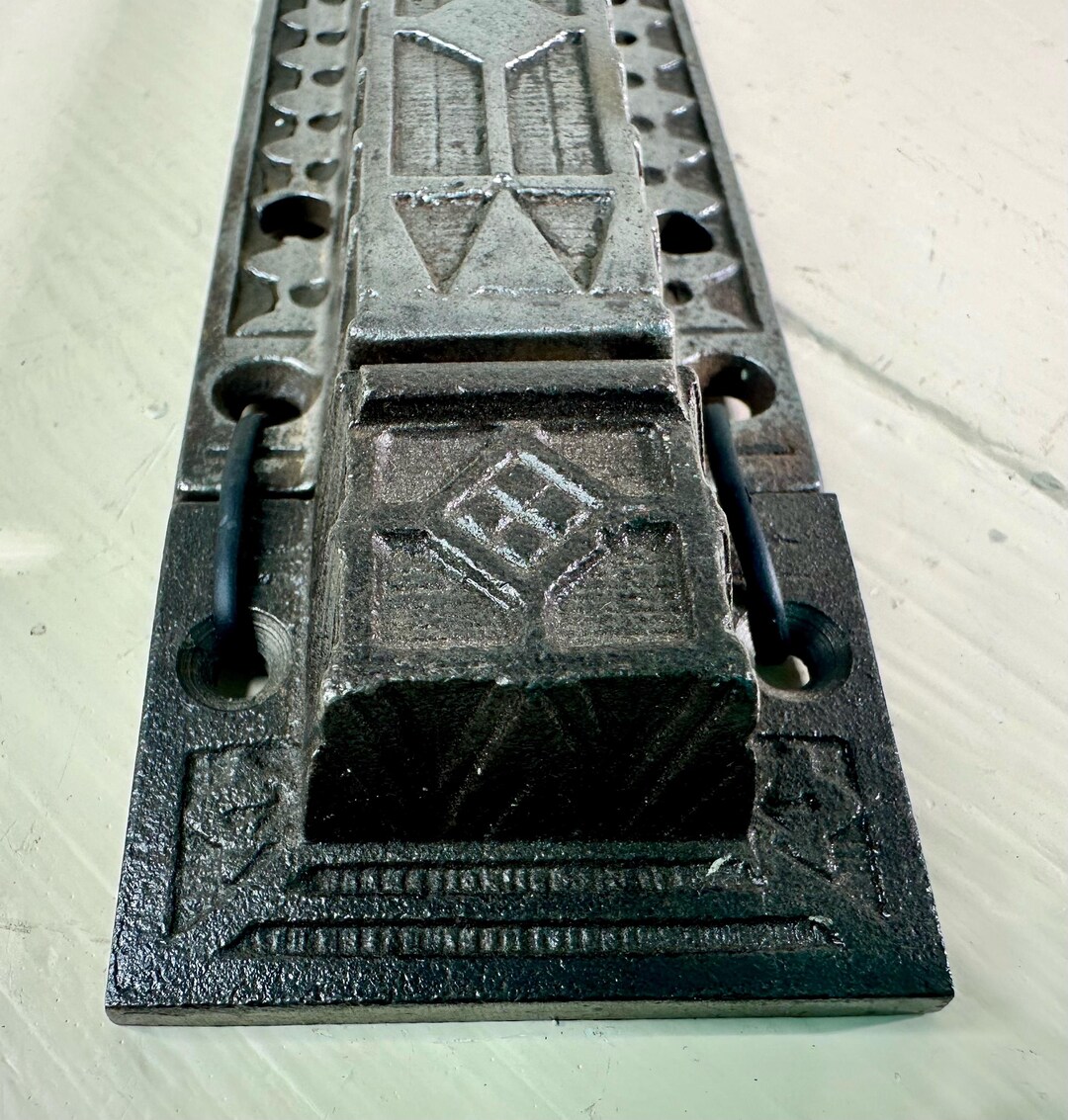 Antique Eastlake Cast Iron Spring Latch With Reproduction Catch ...