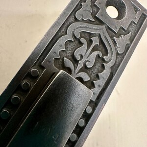Norwalk Gothic Cast Iron Mortise Door Lock Set With Strike Plate - Etsy