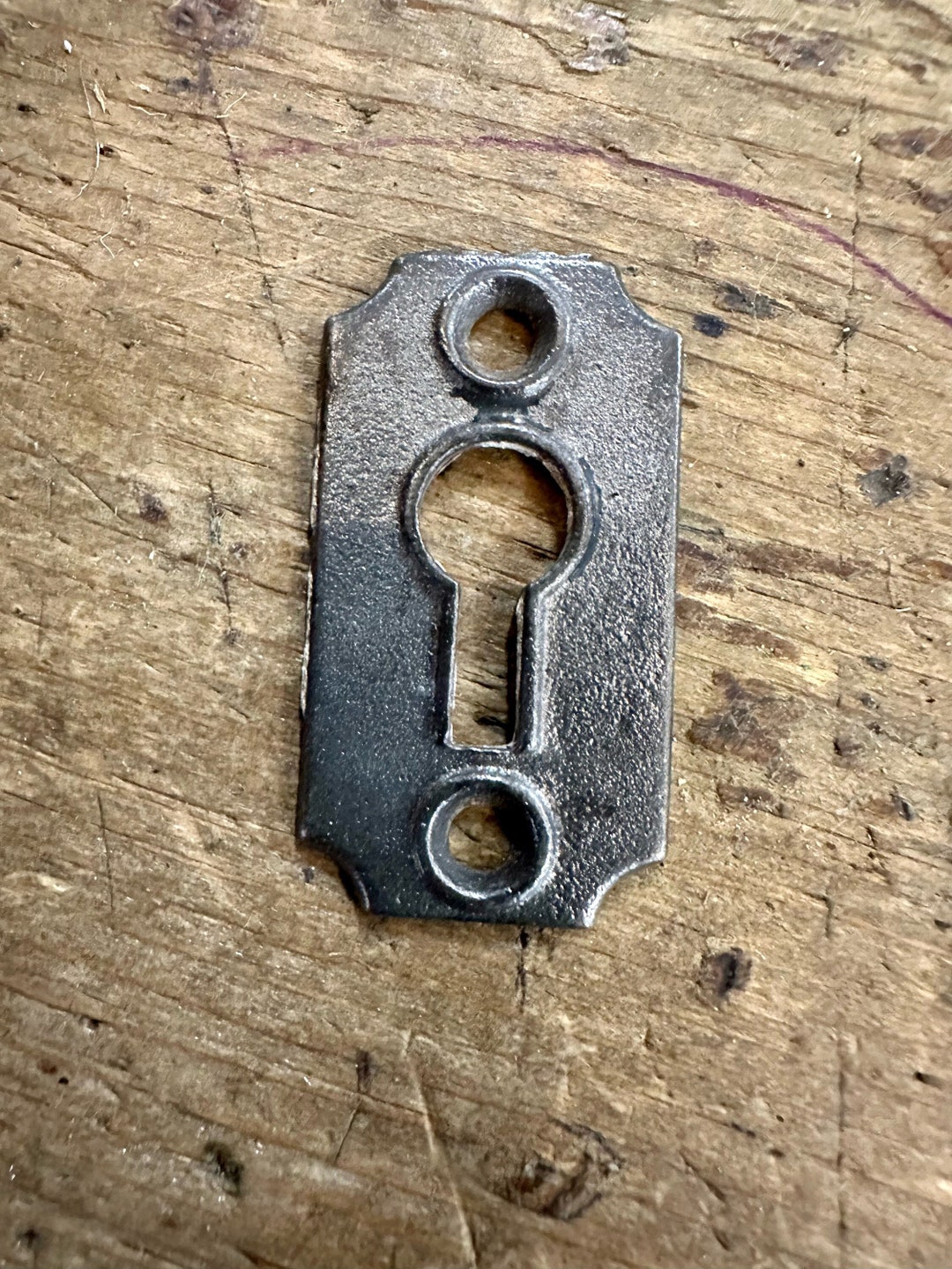 Vintage Cast Iron Skeleton Keyhole Escutcheon - Etsy