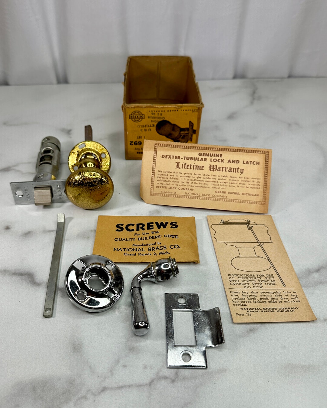 Dexter Storm Door Knob & Lock Set - Etsy