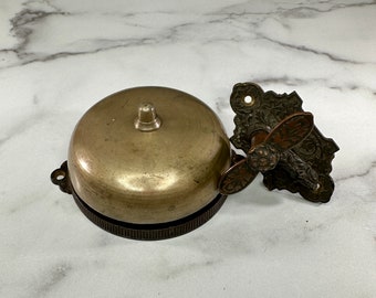 Antique Victorian Mechanical Door Bell - Etsy