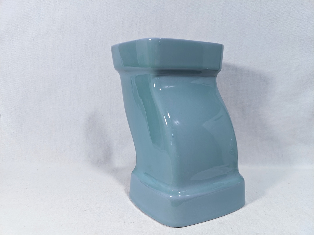 Vintage Blue Toilet Pipe Cover - Etsy
