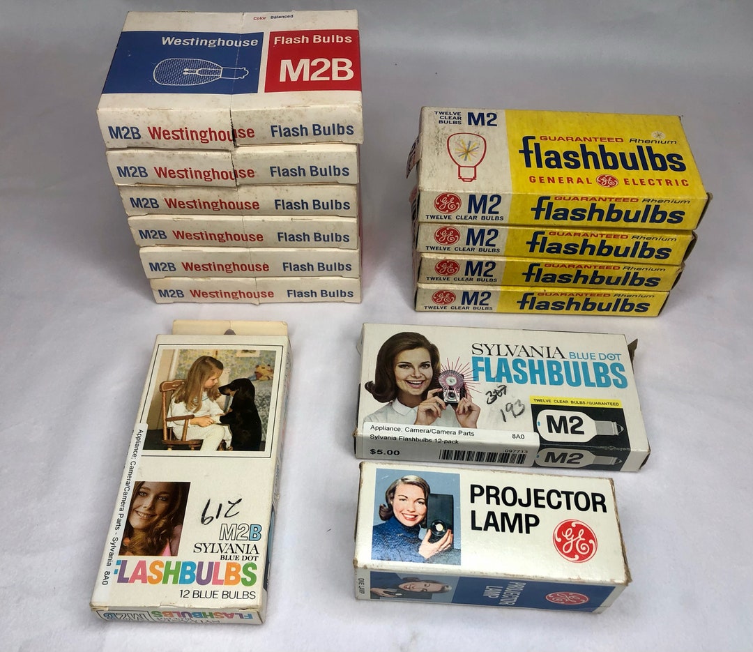 Lot of Vintage Flash Bulbs - Etsy