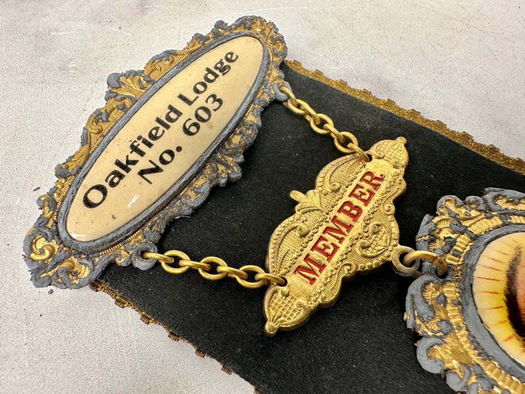 Vintage Odd Fellows Member Badge Pin – Lodge No. 603, Oakfield, NY - Etsy