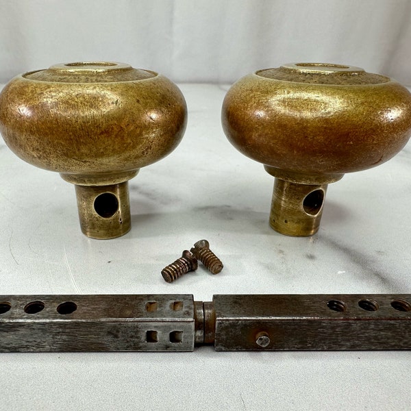 Antique Brass Door Knobs - Etsy