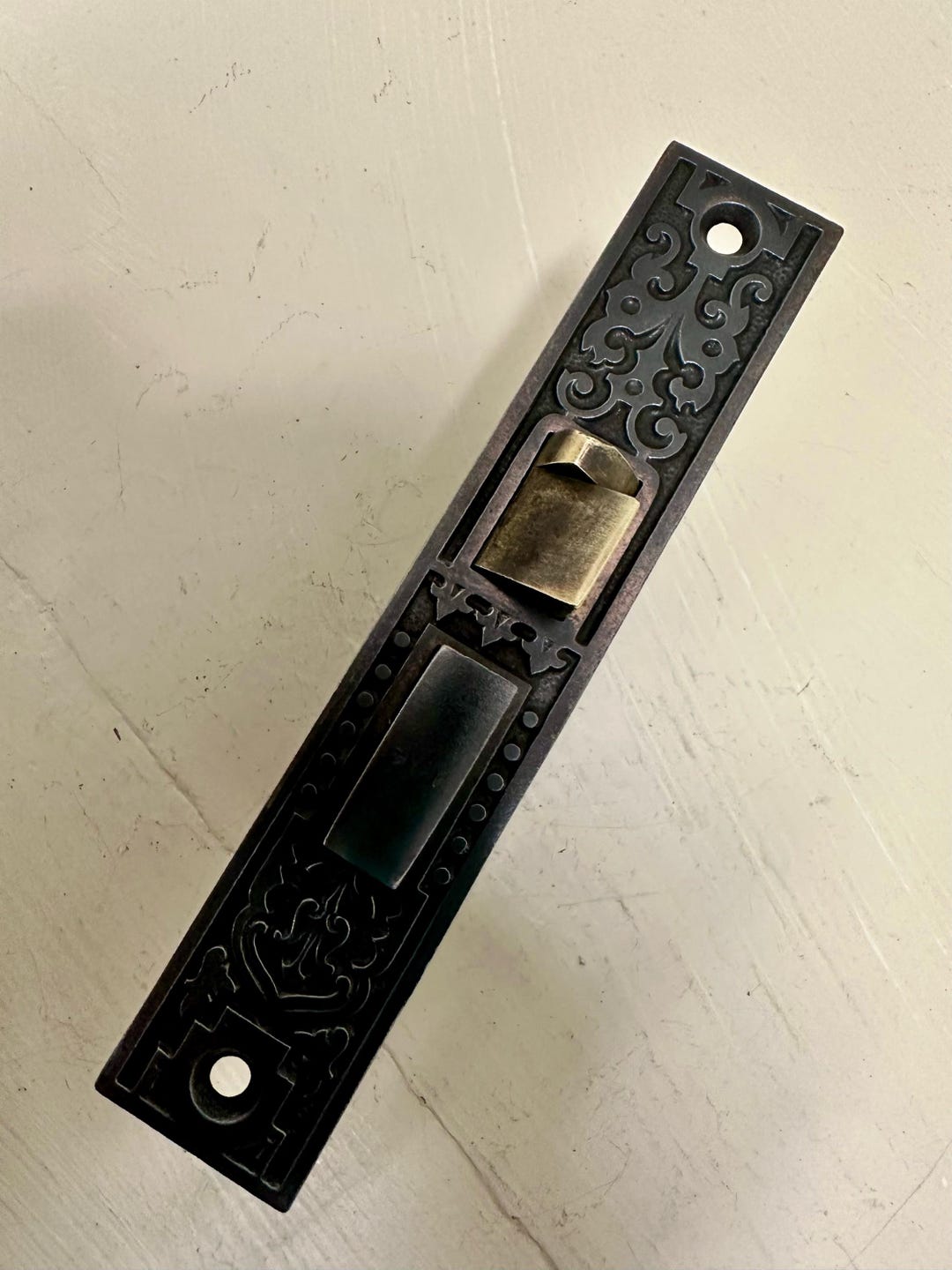 Norwalk Gothic Cast Iron Mortise Door Lock Set With Strike Plate - Etsy