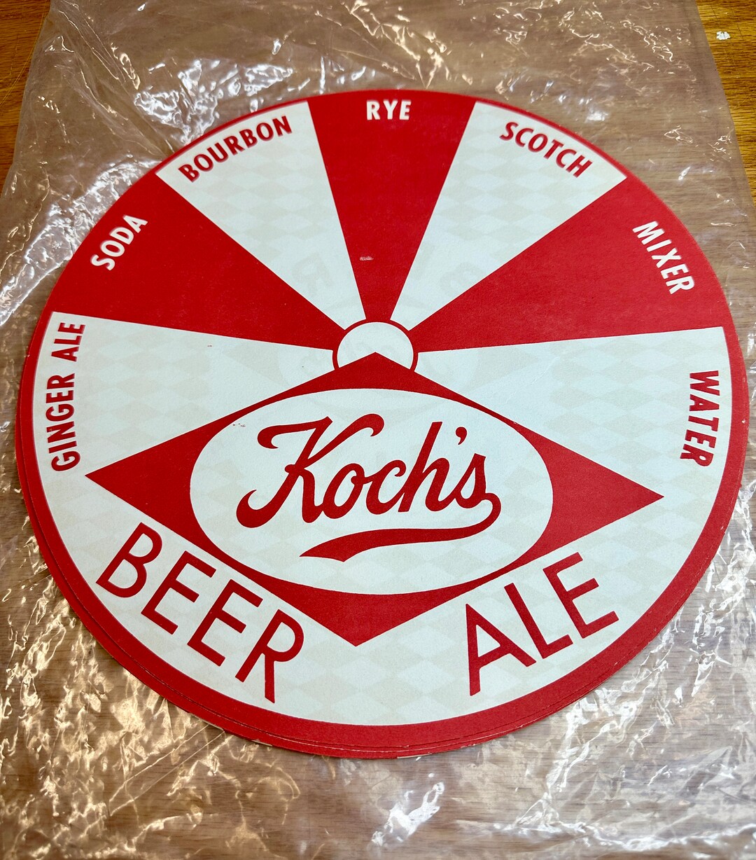 Koch's Beer Tray Liner - Set of 18 - Etsy