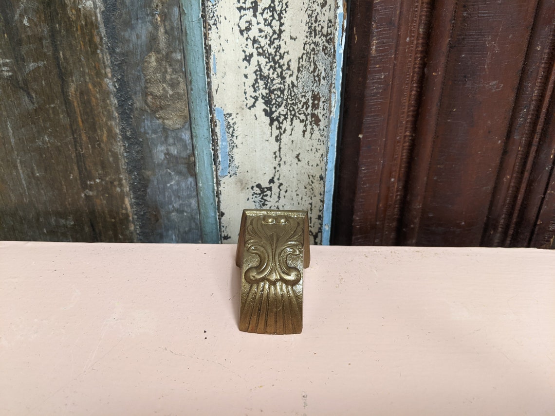 Decorative Toe Cap Solid Brass New Old Stock | Etsy