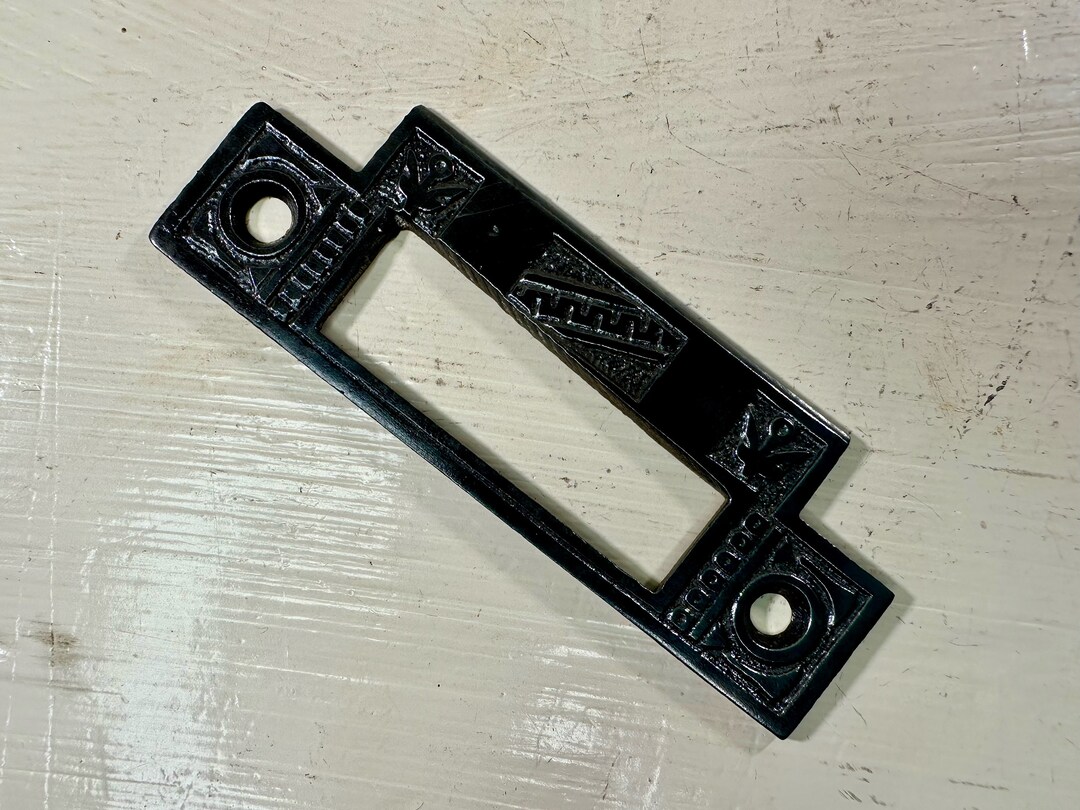 Eastlake Cast Iron Strike Plate - Etsy