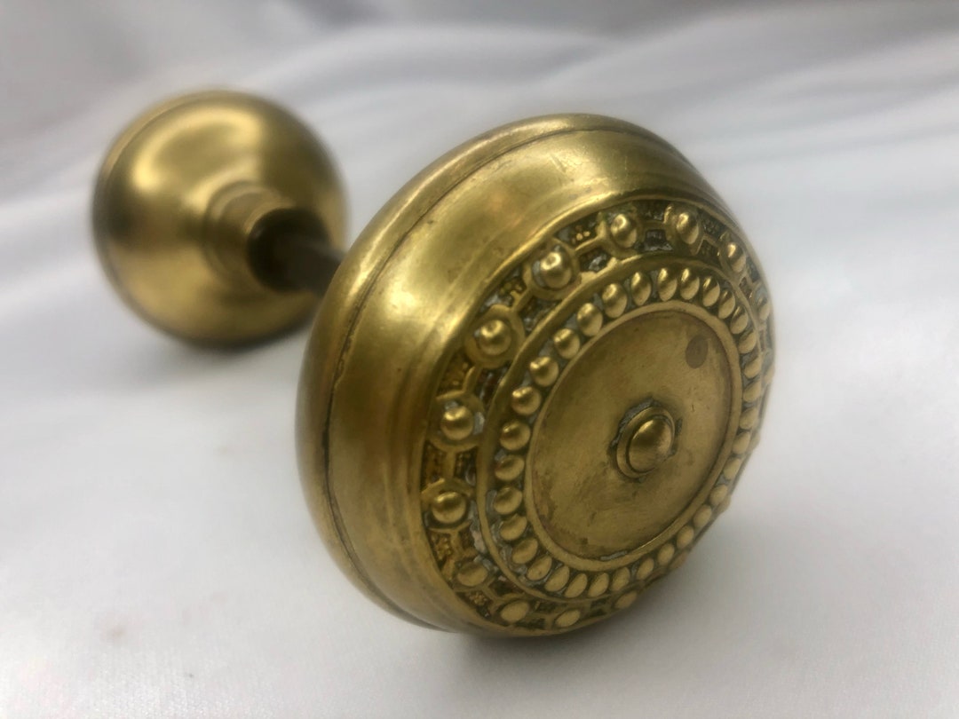 Antique Victorian Door Knob Set - Etsy