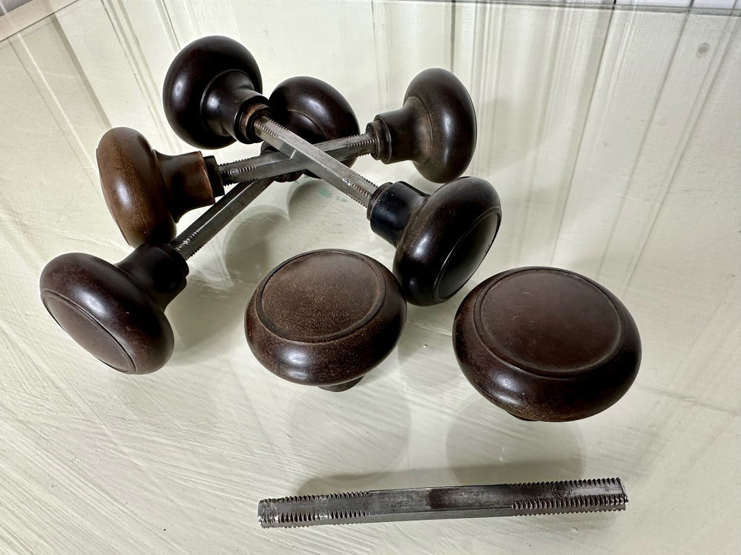 Vintage Bakelite Door Knob Set - Etsy
