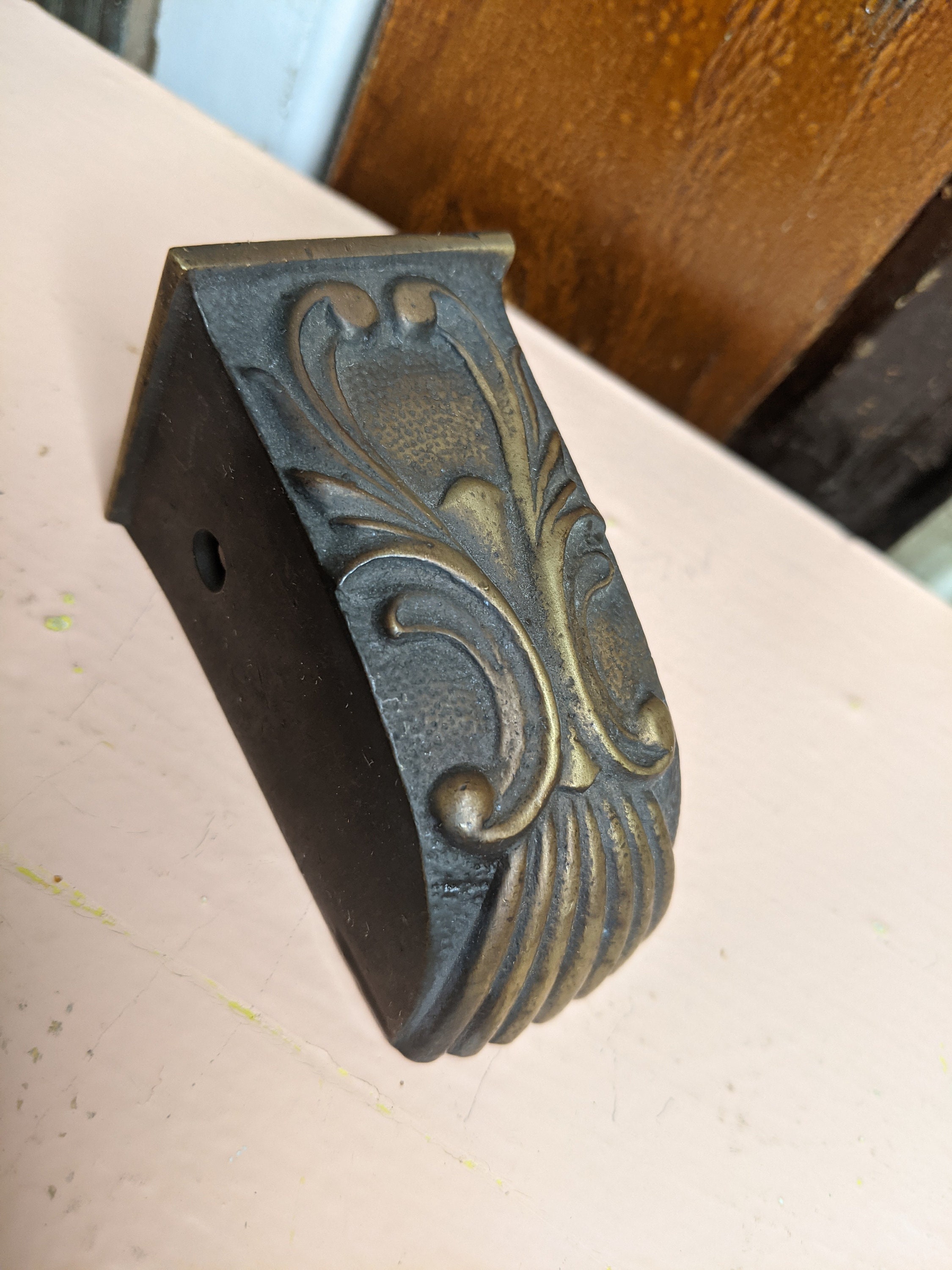 Decorative Solid Brass Toe Cap With Unique Pattern New - Etsy