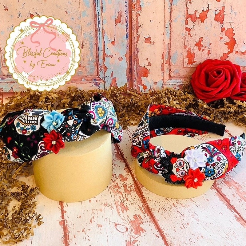 Day of the Dead Headbands - Etsy