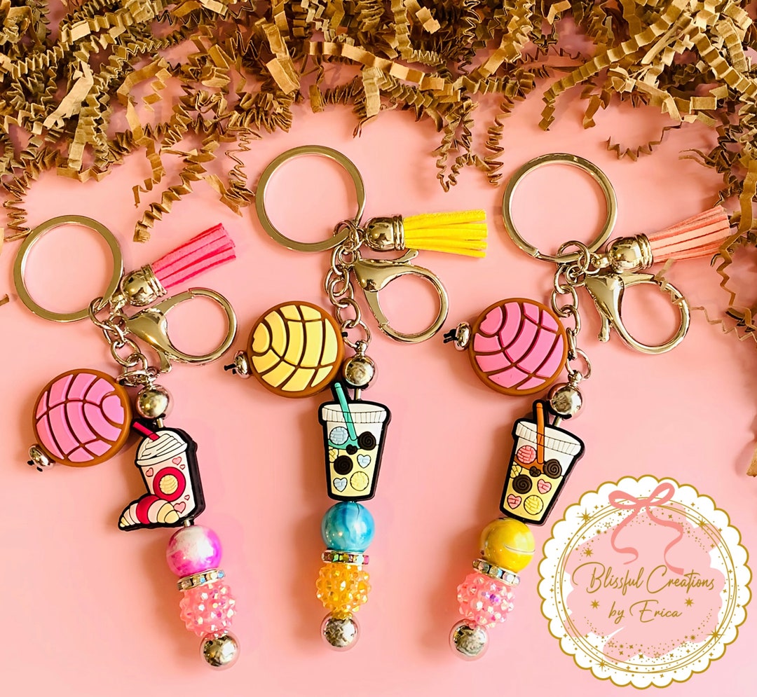Concha Pan Dulce Y Cafecitoconcha Sweet Bread & Coffeekeychains. Pan ...