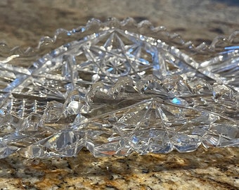 Vintage Wallace Crystal Cut Glass Pitcher - Etsy