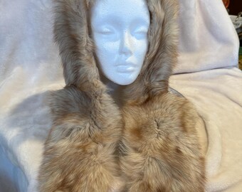 1950s Silver Fox Fur Collar Vintage 50s Polar Fox Fur Collar - Etsy