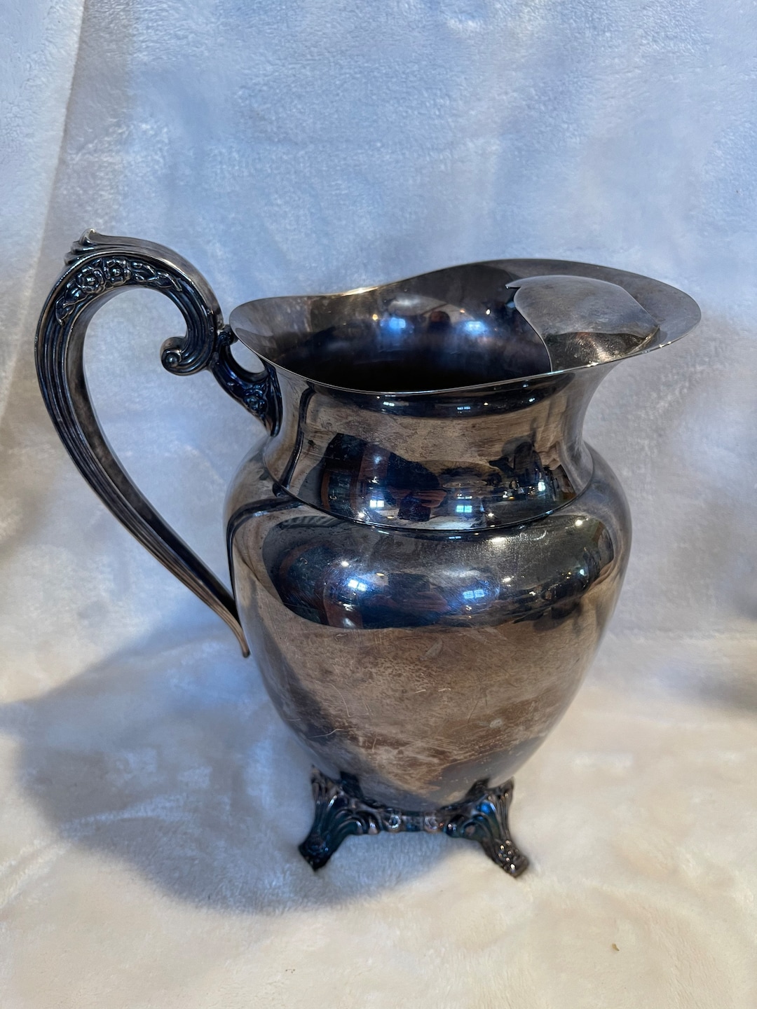 Vintage Oneida Water Pitcher - Etsy