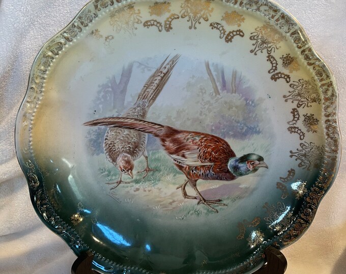 Vintage Three Crown China Pheasant Plate - Etsy