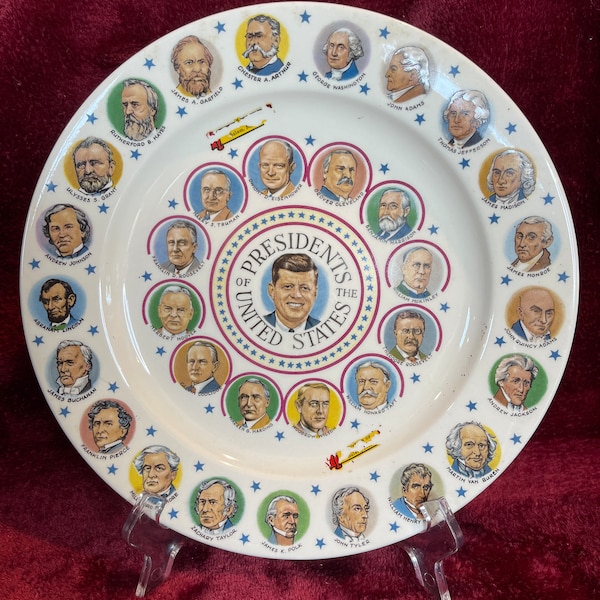 Presidential Plate - Etsy