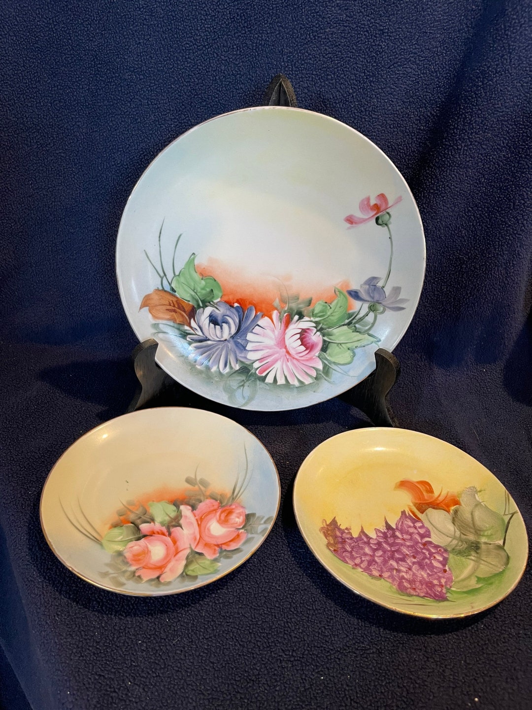 Vintage Bavarian Germany Plates - Etsy