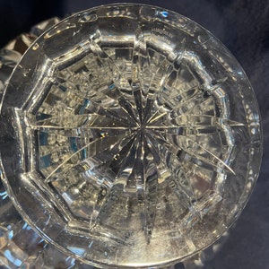 Vintage Heavy Lead Crystal Bowl - Etsy