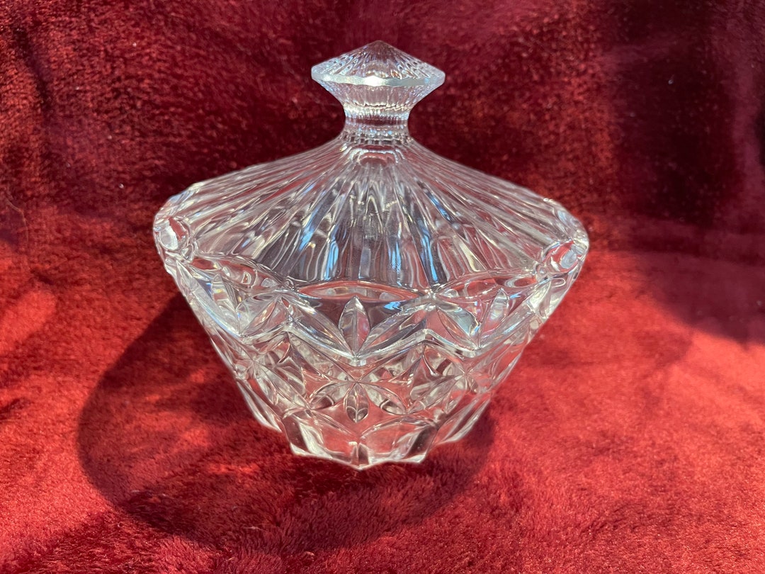 Vintage Lead Crystal Candy Dish - Etsy