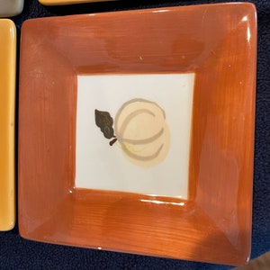 Vintage Square Decorative Plates - Etsy