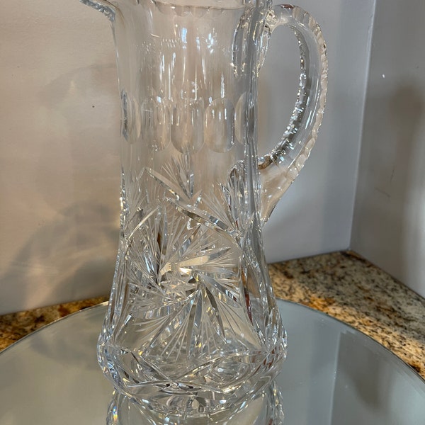 Crystal Pitcher - Etsy