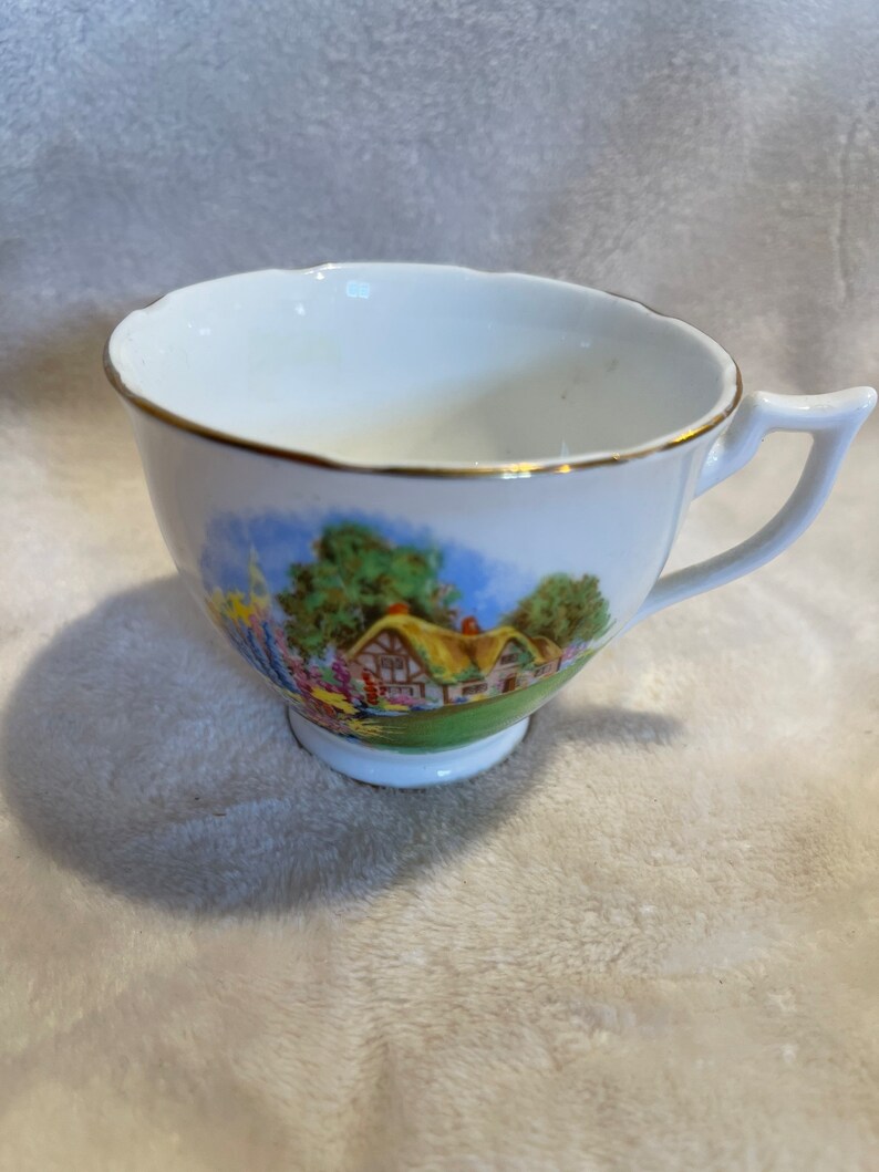 Vintage Melba Bone China Teacup and Saucer - Etsy