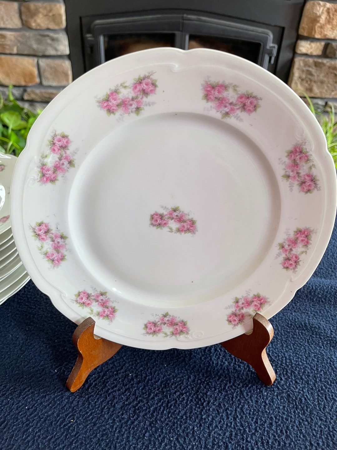Vintage Elbogen China Dinner Plates From Austria - Etsy