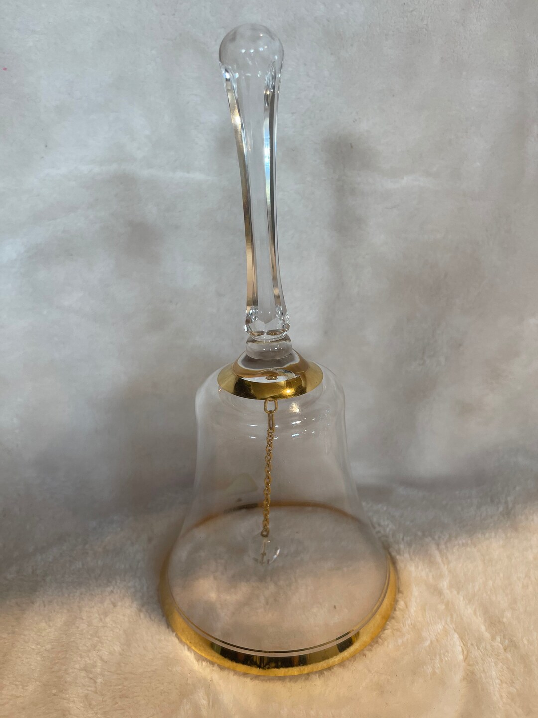 Vintage Sasaki Crystal 24% Lead Crystal Bell - Etsy