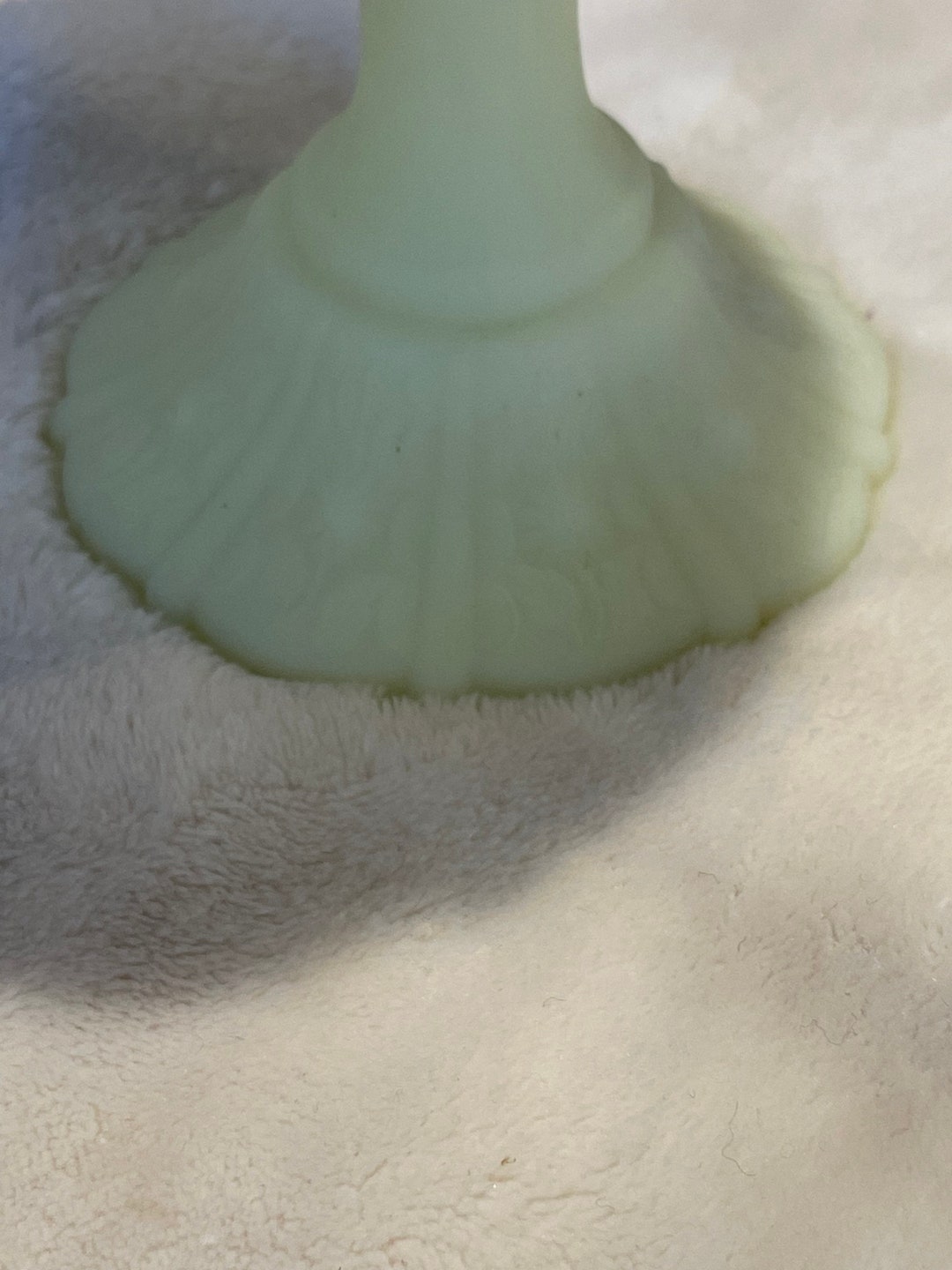 Vintage Fenton Lime Green Uranium Glass Candy Compote Dish - Etsy