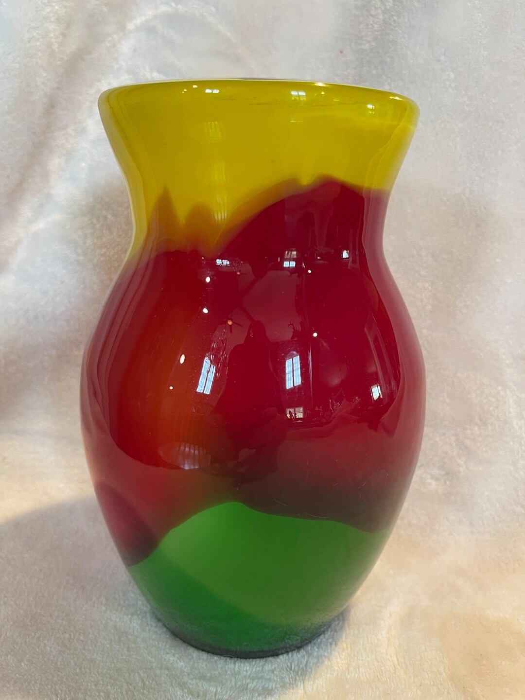 Vintage Blown Glass? Vase - Etsy