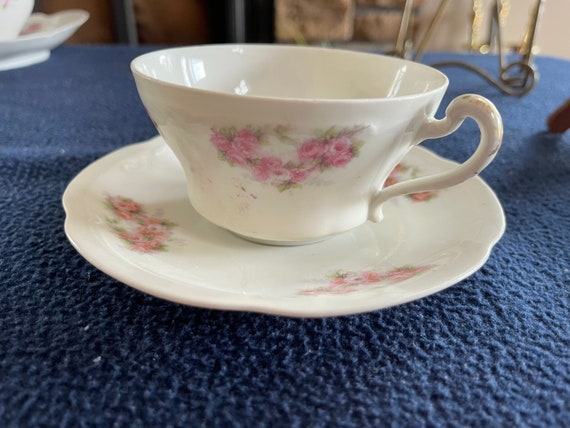 Vintage Elbogen China Cup and Saucer Austria - Etsy