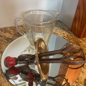 Antique Hand Mixers/pyrex Measuring Cup - Etsy