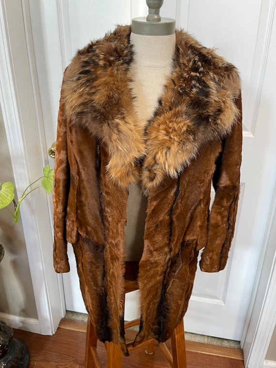 vintage beaver fur coat - Gem