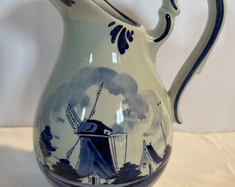 Delft Pitcher - Etsy