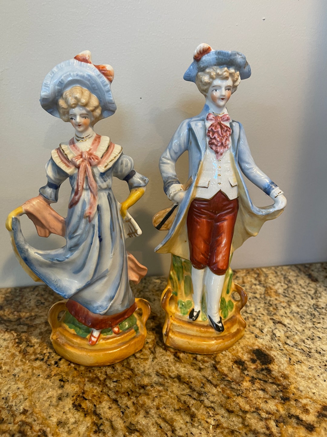 Vintage Hand Painted Figurines - Etsy