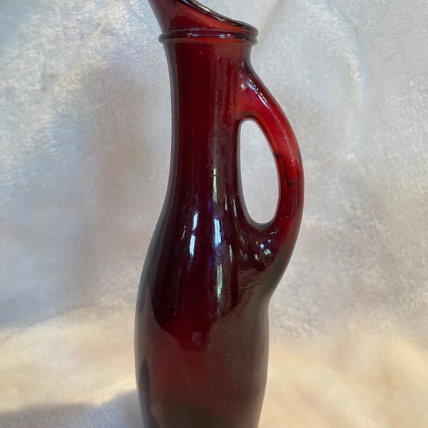 Ruby Red Pitcher - Etsy