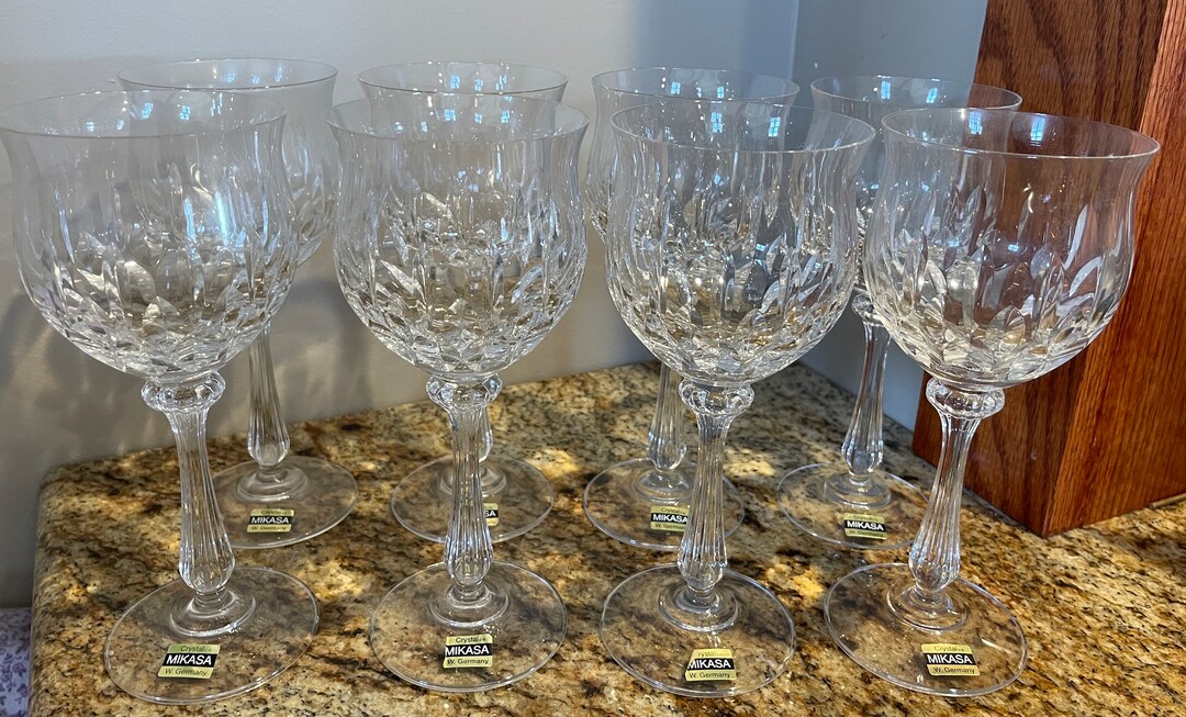 Vintage Mikasa Stemware - Etsy