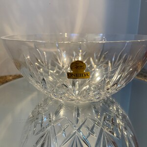 Vintage Oneida Crystal Bowl - Etsy