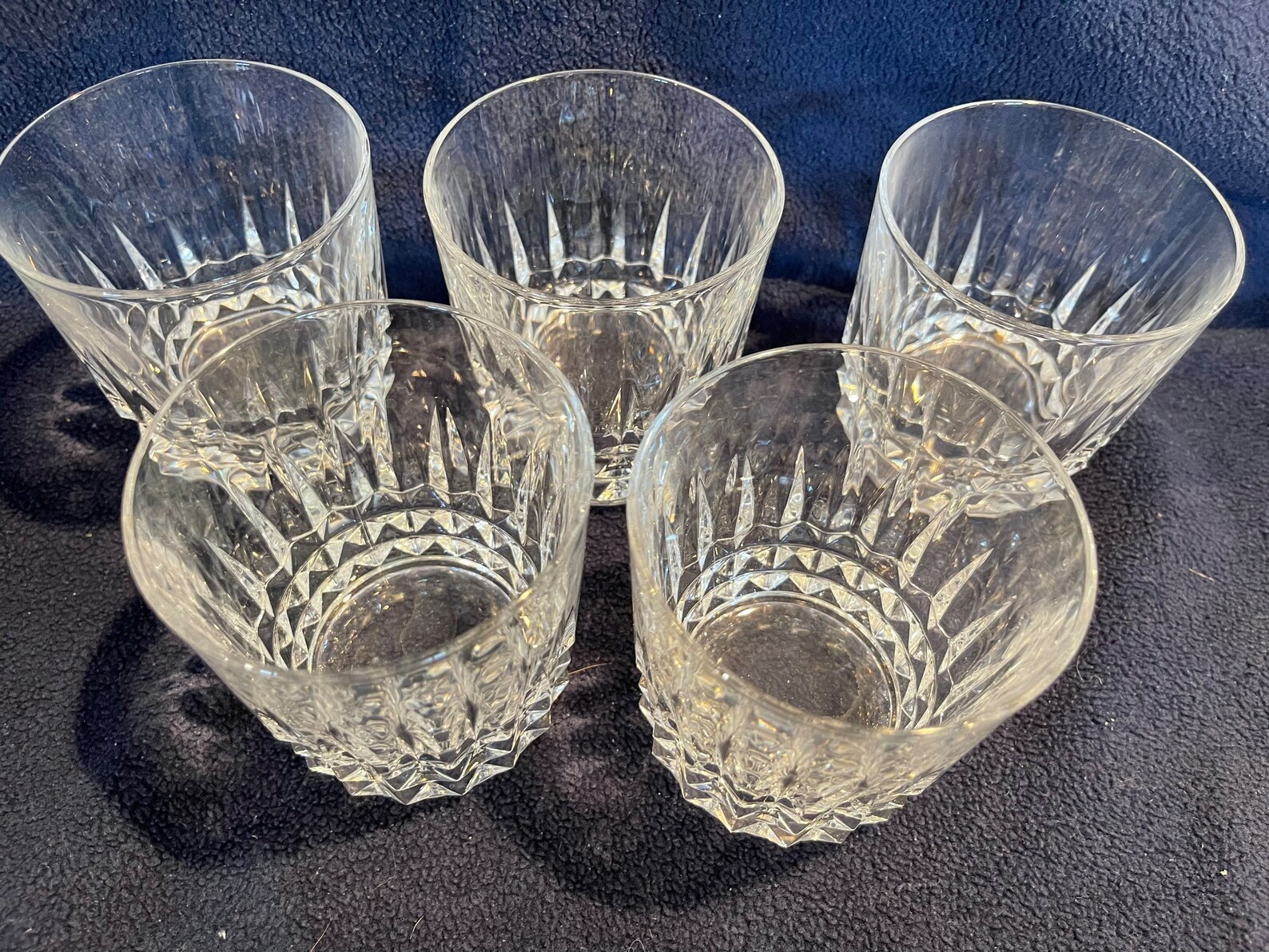 Vintage Crystal Glasses - Etsy