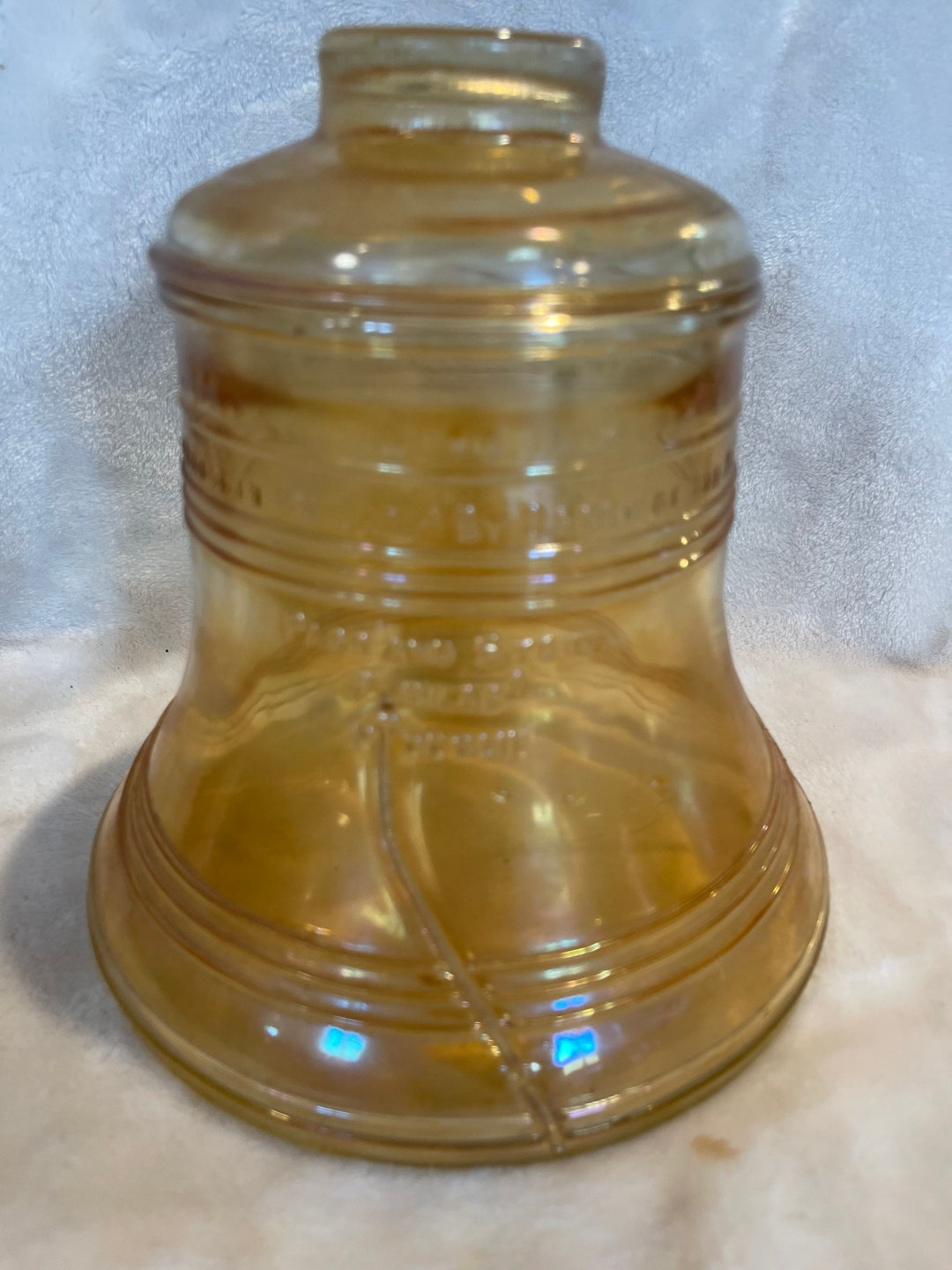 Vintage Liberty Bell Cookie Jar - Etsy