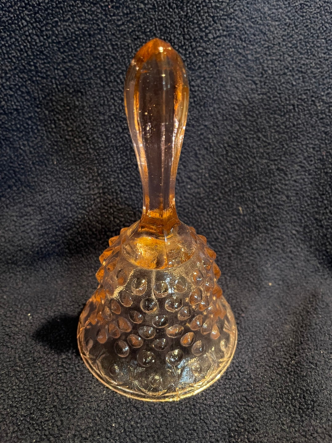 Vintage Hobnail Pink Bell(inventory #2127) - Etsy