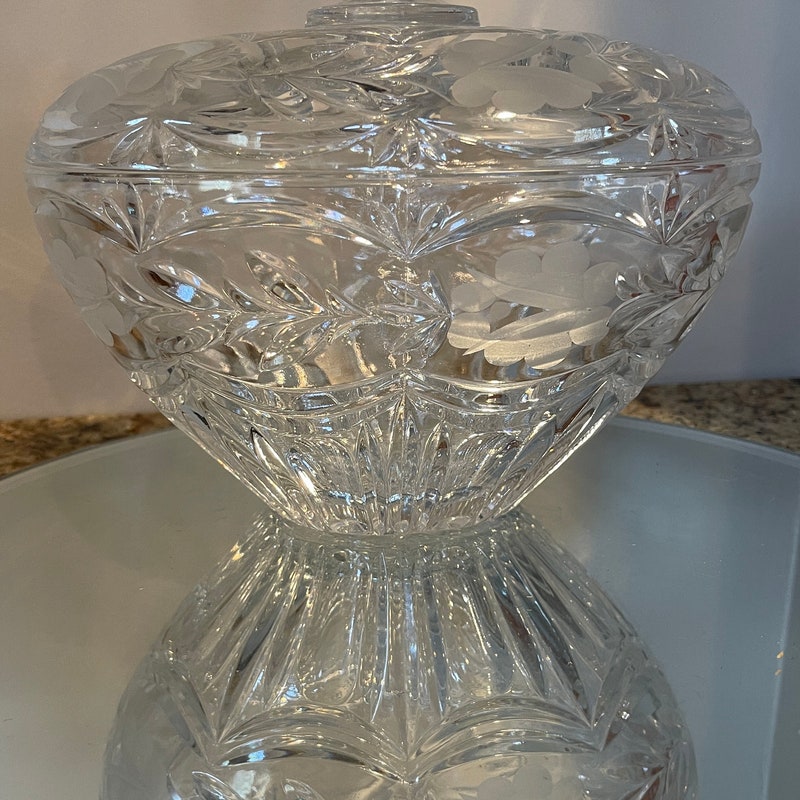 Crystal Candy Dish - Etsy