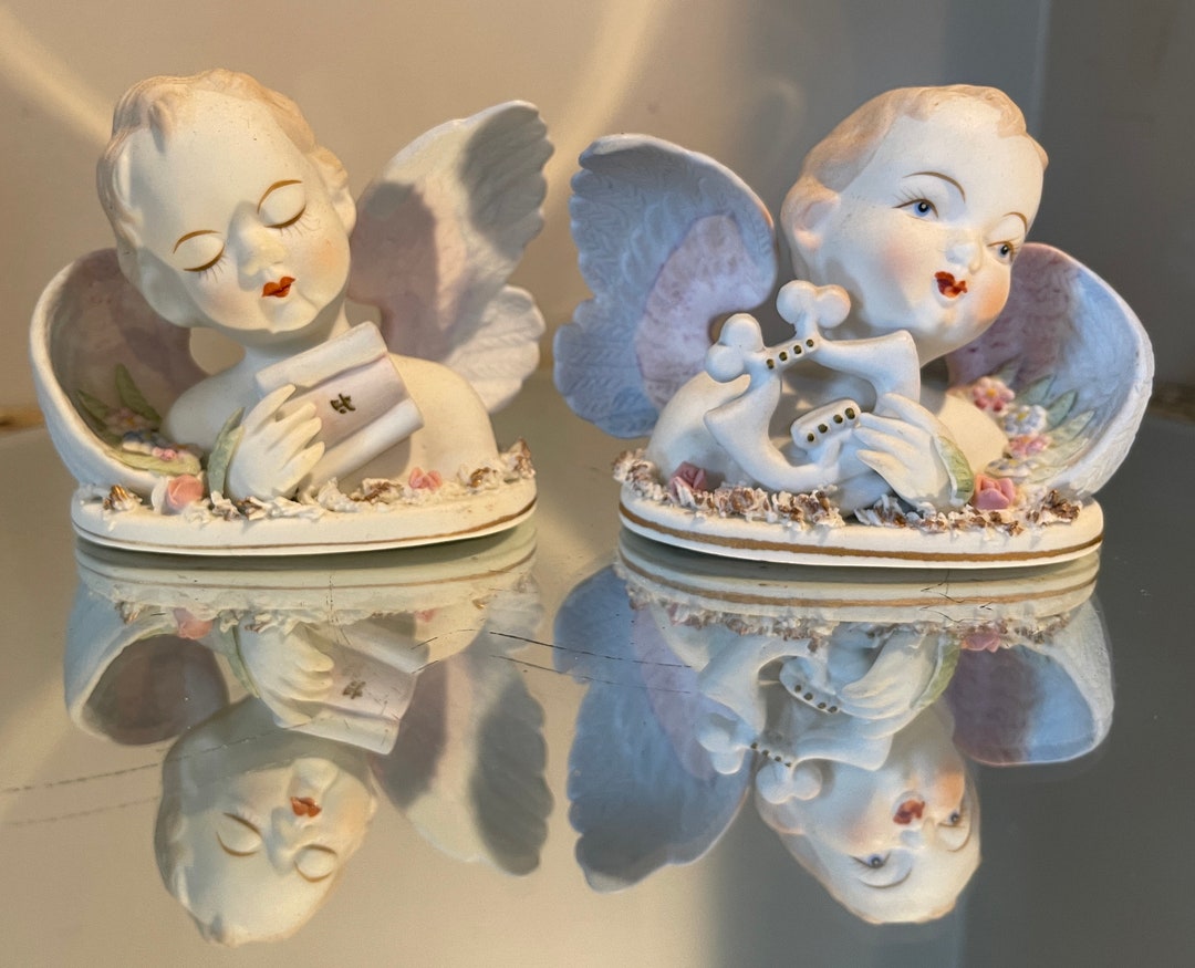 Vintage Lefton Angels - Etsy